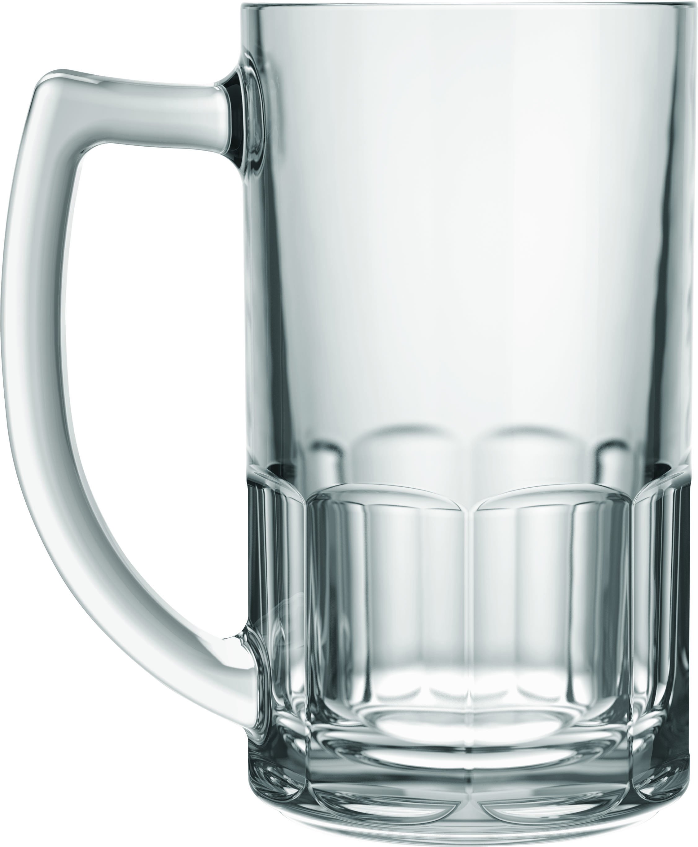 Porcelanas Lu - cod: 70309 - Caneca de Vidro Nadir para Chopp ou Cerveja 340 ml - 12 unidades